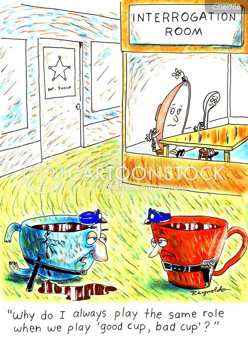 Good Cop Bad Cop Cartoons and Comics - funny pictures from CartoonStock