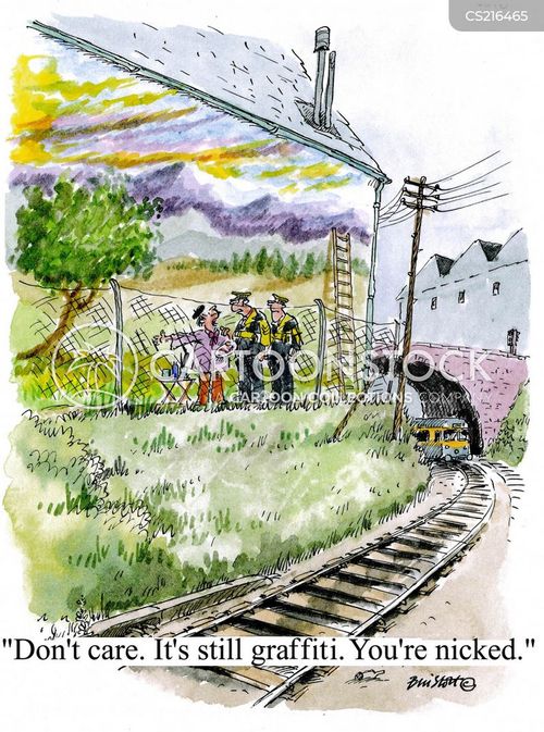 Vandalized Cartoons and Comics - funny pictures from CartoonStock