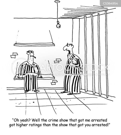 Crime Show Cartoons and Comics - funny pictures from CartoonStock