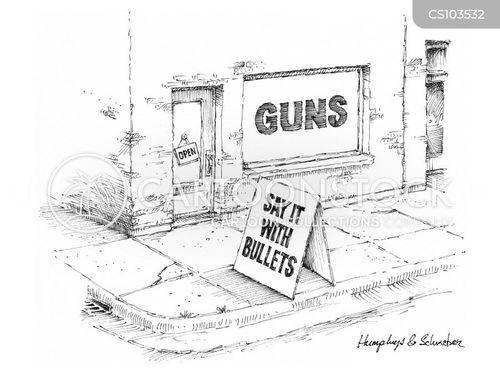 Bullets Cartoons and Comics - funny pictures from CartoonStock