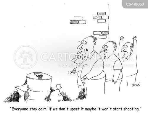 Firearm License Cartoons and Comics - funny pictures from CartoonStock