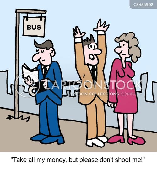 Getting Mugged Cartoons and Comics - funny pictures from CartoonStock