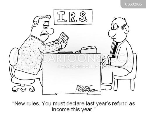 Tax Refund Cartoons and Comics - funny pictures from CartoonStock