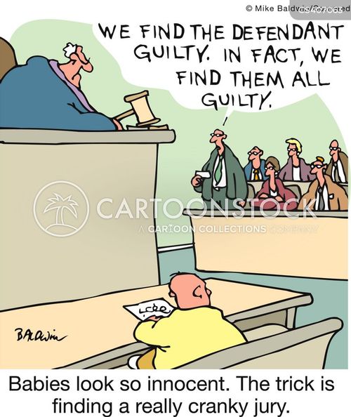 Guilty Verdict Cartoons and Comics - funny pictures from CartoonStock