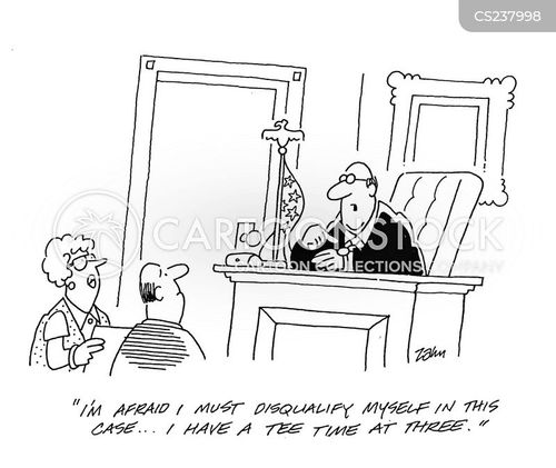 Disqualify Cartoons and Comics - funny pictures from CartoonStock