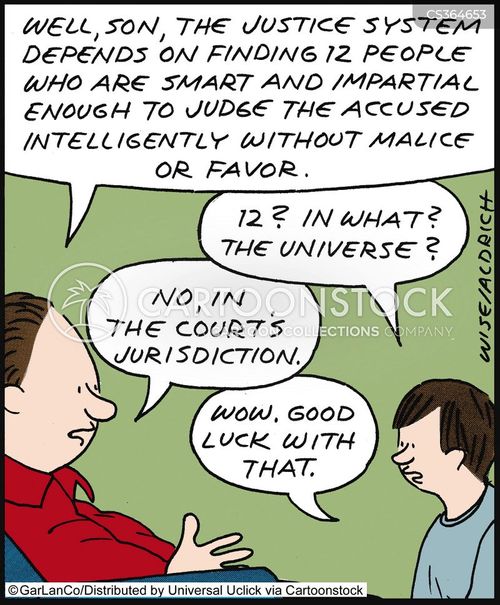 Impartial Juries Cartoons and Comics - funny pictures from CartoonStock