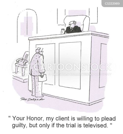 Plead Insanity Cartoons and Comics - funny pictures from CartoonStock