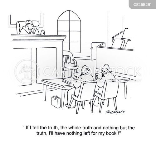 Truth Dilemma Cartoons and Comics - funny pictures from CartoonStock