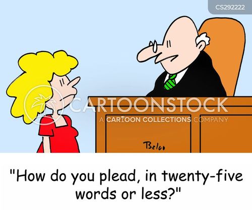 Plead Insanity Cartoons and Comics - funny pictures from CartoonStock