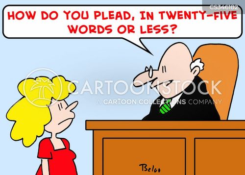 Plead Insanity Cartoons and Comics - funny pictures from CartoonStock