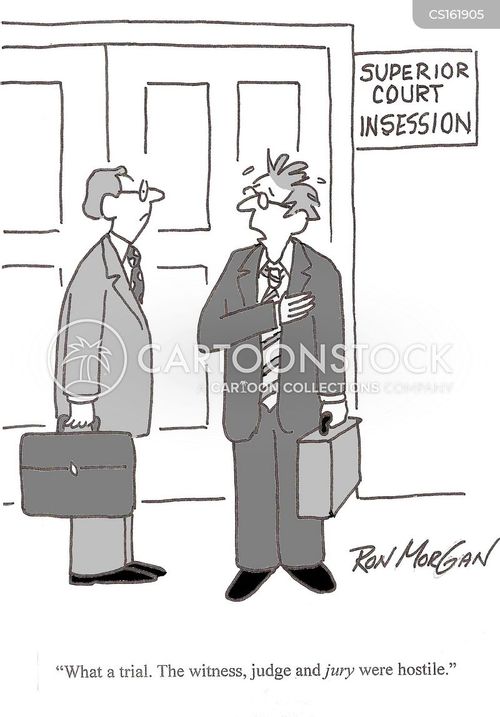 Infamous Trial Cartoons and Comics - funny pictures from CartoonStock