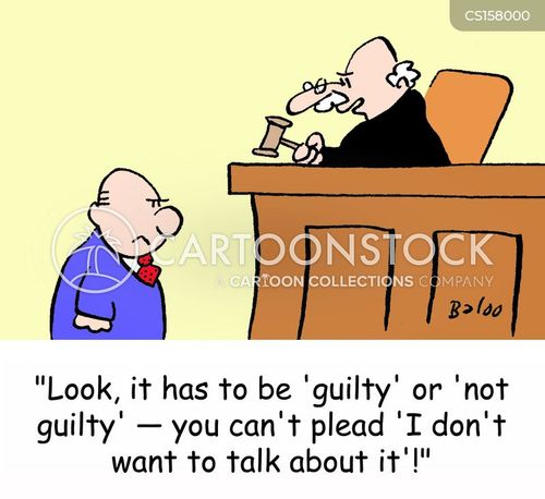 Not Guilty Plea Cartoons and Comics - funny pictures from CartoonStock