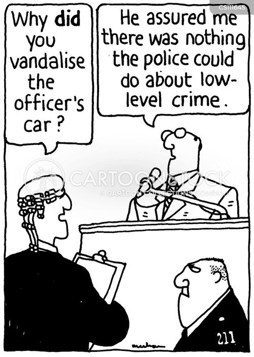 Low-level Crime Cartoons and Comics - funny pictures from CartoonStock