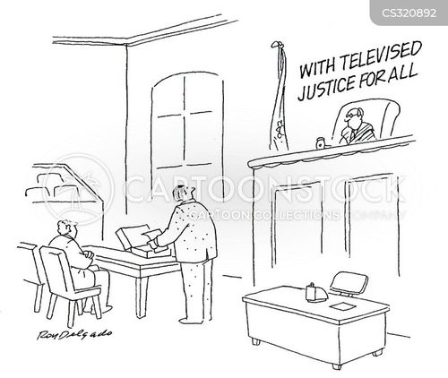 Justice Service Cartoons and Comics - funny pictures from CartoonStock