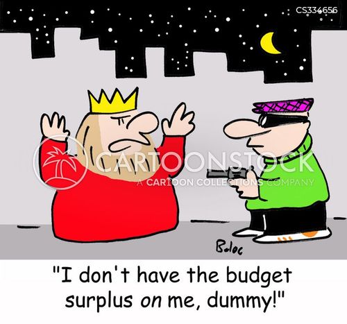 Budget Surplus Cartoons and Comics - funny pictures from CartoonStock