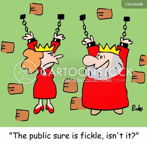 Fickleness Cartoons and Comics - funny pictures from CartoonStock