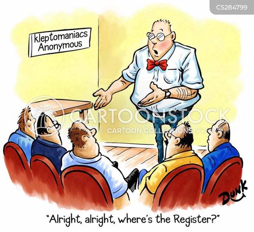 Kleptomania Cartoons and Comics - funny pictures from CartoonStock