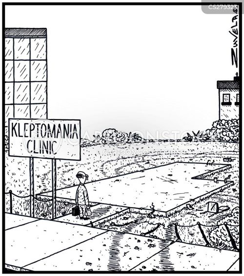Kleptomaniac Cartoons and Comics - funny pictures from CartoonStock