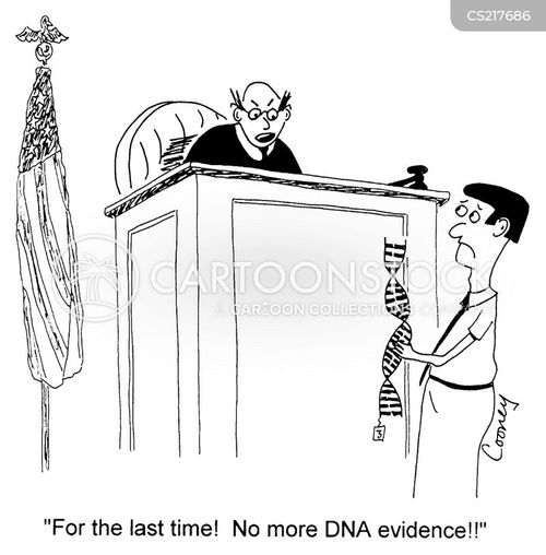 Courtroom Evidence Cartoon