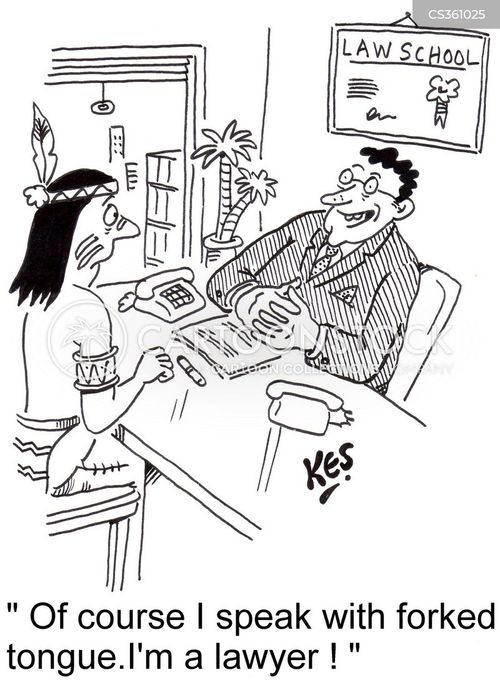 Forked Tongue Cartoons and Comics - funny pictures from CartoonStock