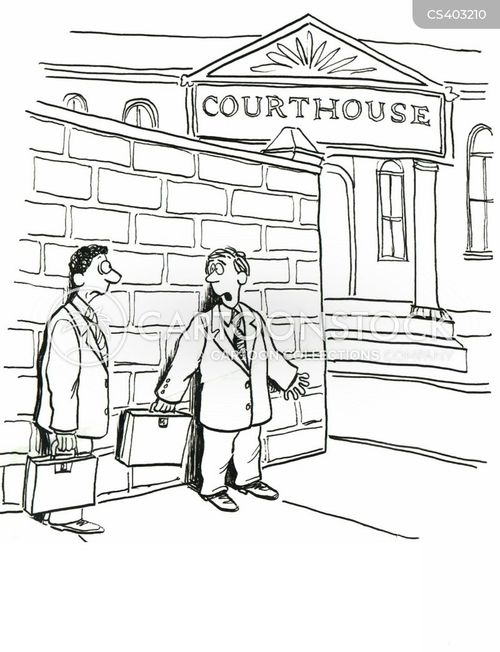 Courthouse Cartoons and Comics - funny pictures from CartoonStock