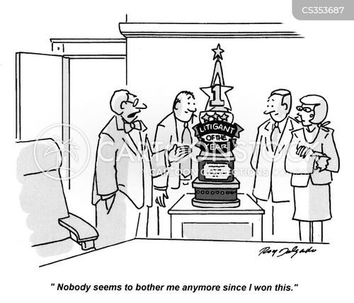 Litigant Cartoons and Comics - funny pictures from CartoonStock