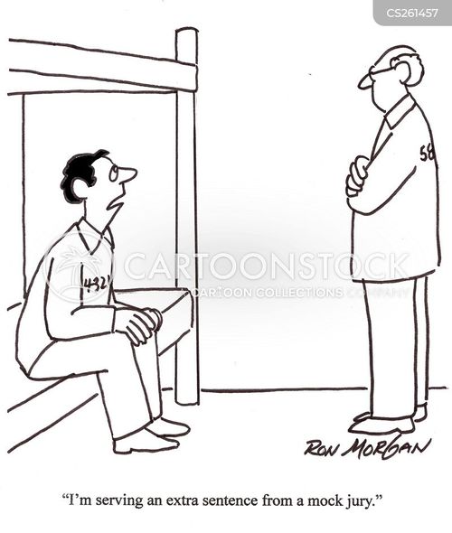 Mock Juries Cartoons and Comics - funny pictures from CartoonStock