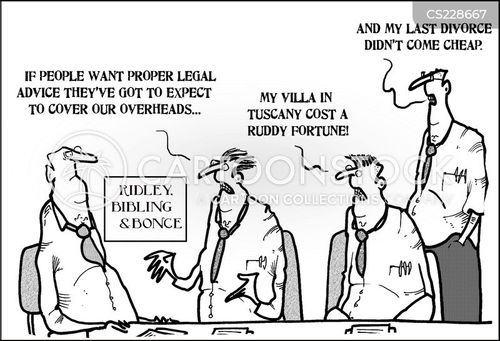 Legal Costs Cartoons and Comics - funny pictures from CartoonStock