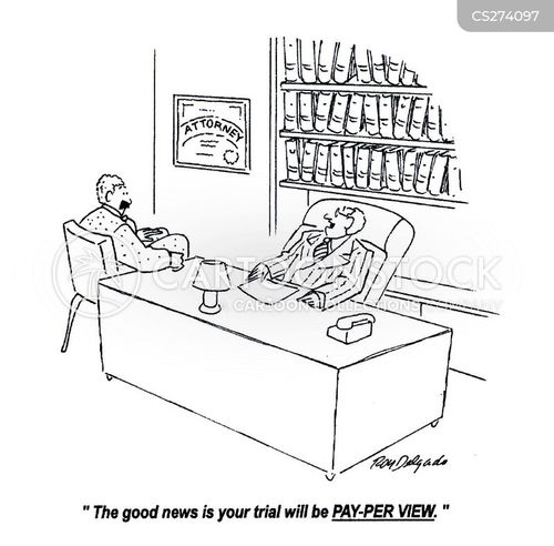 Pretrial Publicity Cartoons and Comics - funny pictures from CartoonStock