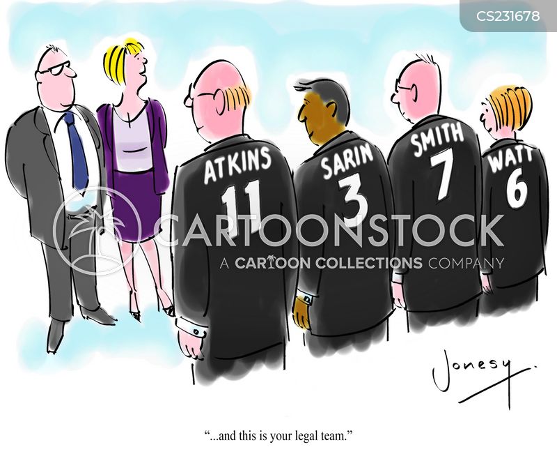 Legal Team Cartoons and Comics - funny pictures from CartoonStock