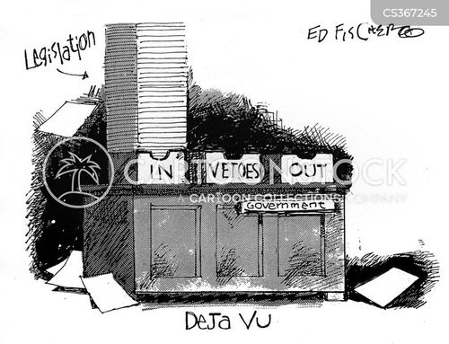 Veto Cartoons and Comics - funny pictures from CartoonStock