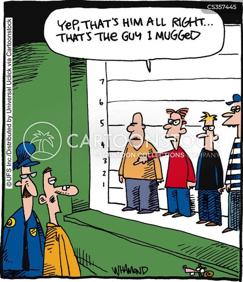 Police Line-up Cartoons and Comics - funny pictures from CartoonStock