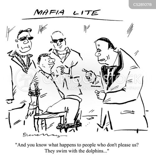 Mafia Lite Cartoons and Comics - funny pictures from CartoonStock