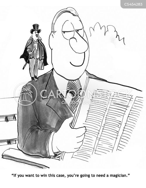 Win The Case Cartoons and Comics - funny pictures from CartoonStock