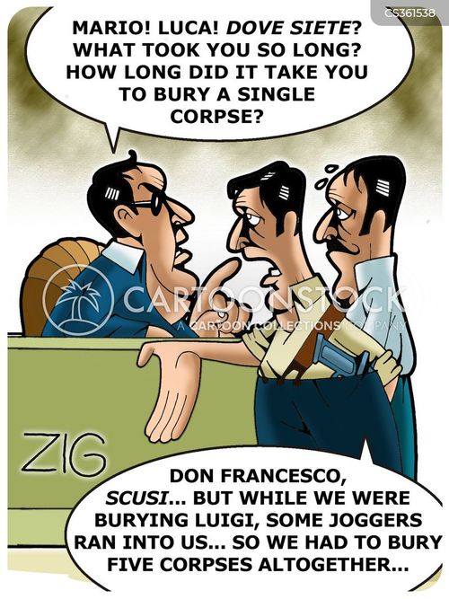 Burying Bodies Cartoons and Comics - funny pictures from CartoonStock