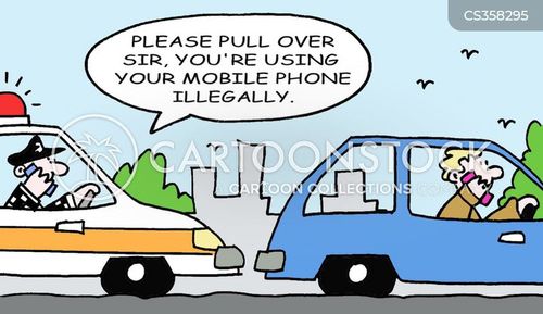 Talk And Drive Cartoons and Comics - funny pictures from CartoonStock