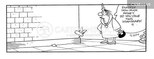 Owing Money Cartoons and Comics - funny pictures from CartoonStock