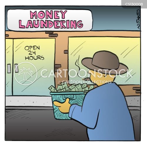 Money Laundering Cartoons and Comics - funny pictures from CartoonStock