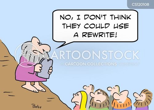 Rewording Cartoons and Comics - funny pictures from CartoonStock