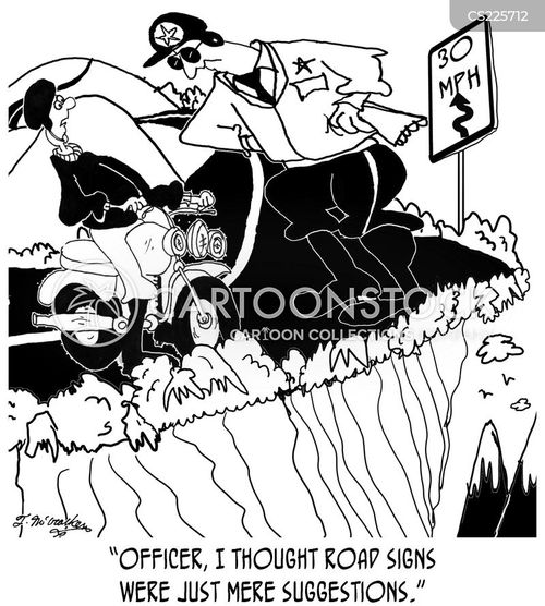 Winding Road Cartoons and Comics - funny pictures from CartoonStock