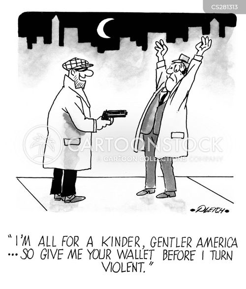 Street Muggings Cartoons and Comics - funny pictures from CartoonStock