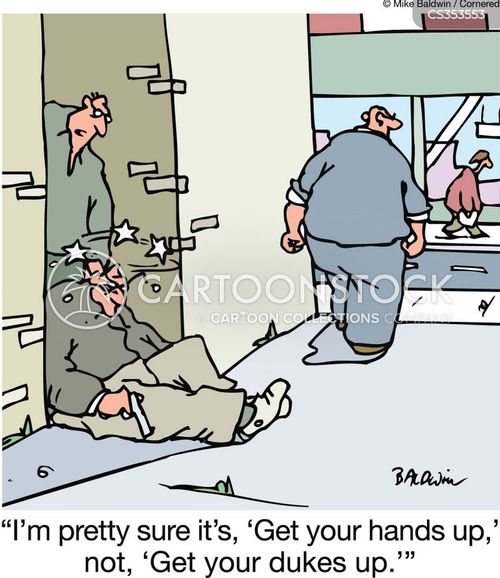 Getting Mugged Cartoons and Comics - funny pictures from CartoonStock