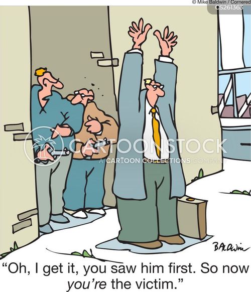 Getting Mugged Cartoons and Comics - funny pictures from CartoonStock
