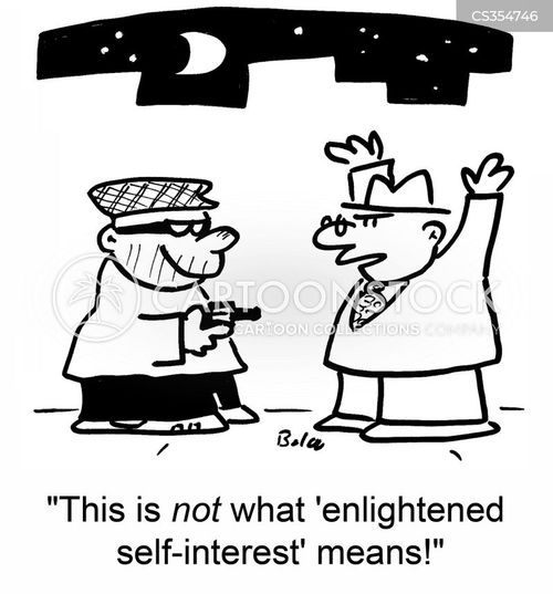Self-interest Cartoons and Comics - funny pictures from CartoonStock