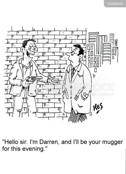 Mugger Cartoons and Comics - funny pictures from CartoonStock