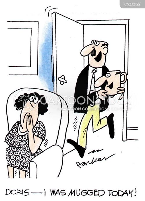 Failed Mugging Cartoons and Comics - funny pictures from CartoonStock