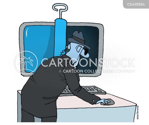 Security Agency Cartoons and Comics - funny pictures from CartoonStock