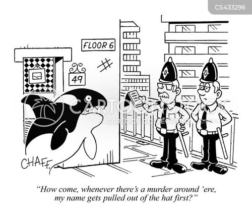 Murder Suspect Cartoons and Comics - funny pictures from CartoonStock