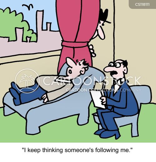 Paranoid Delusions Cartoons and Comics - funny pictures from CartoonStock