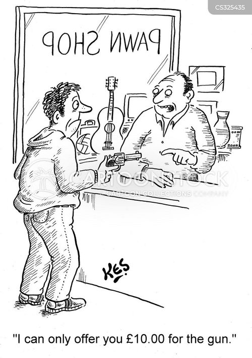 Pawnbroker Cartoons and Comics - funny pictures from CartoonStock
